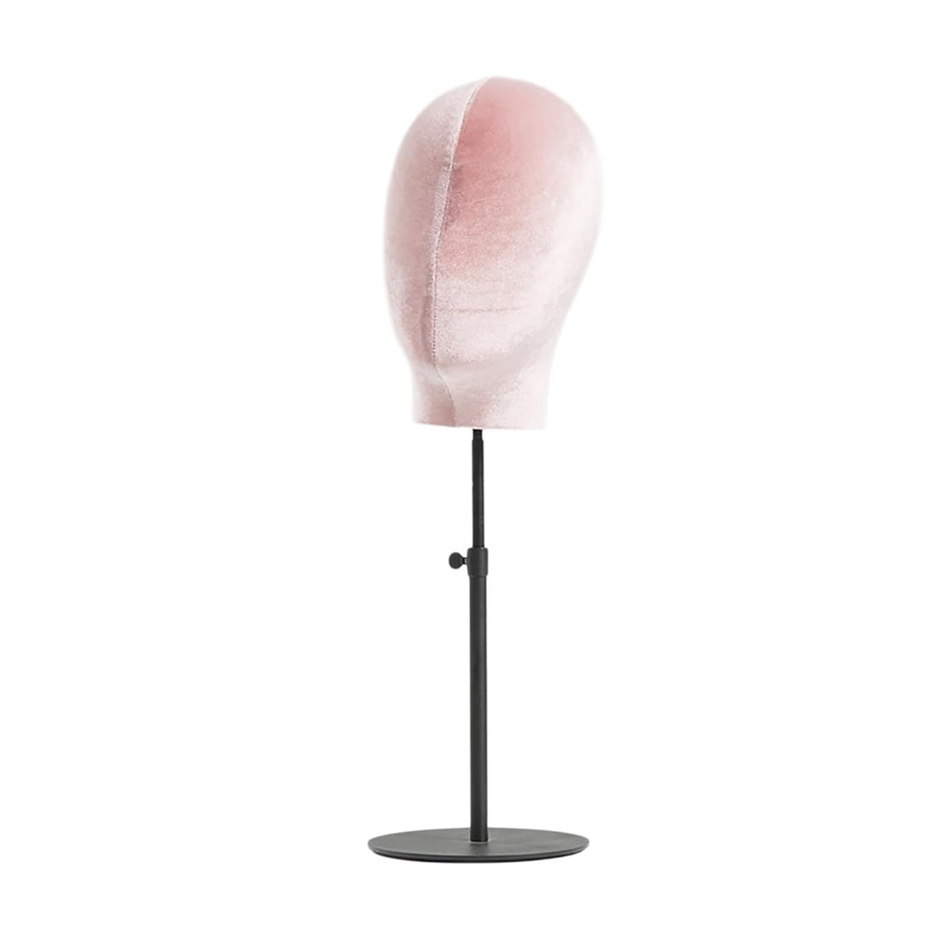Ciwanning Stylish Velvets Manikin Head Block Wigs and Hat Display Stand ...