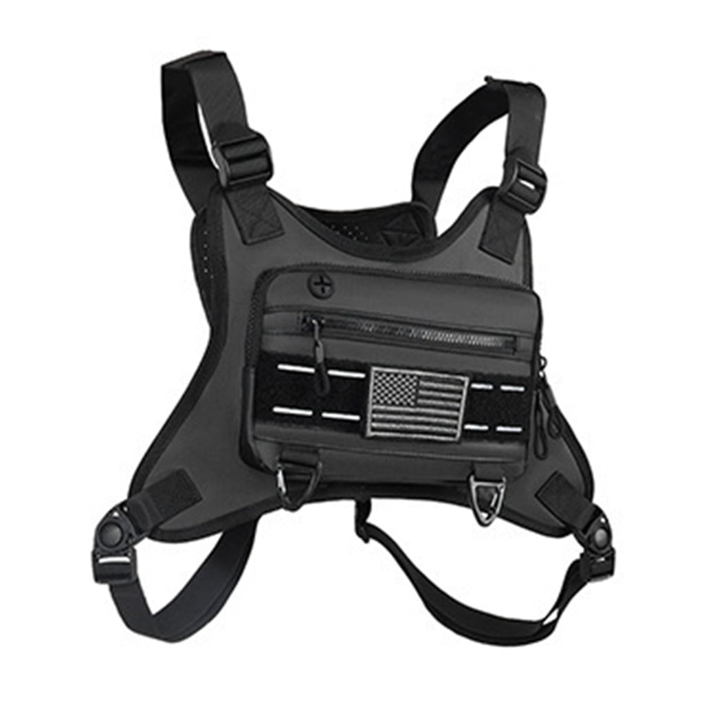 Ciwanning Tactically Sports Chest Bag Fishing Vest Bag Water Front ...