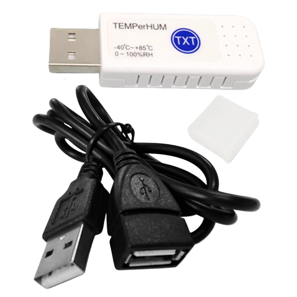 Ciwanning Thermometers USB Report With Email Alarm IP67 USB Temperature ...