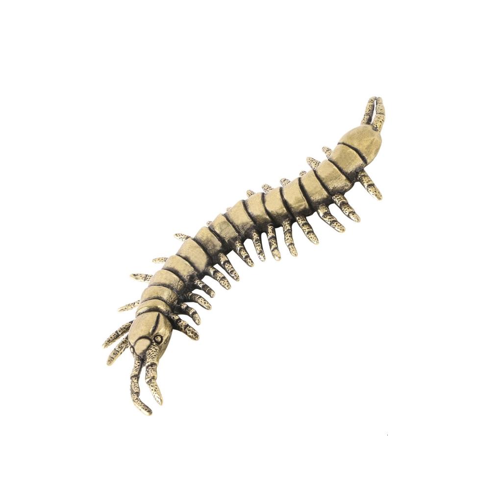 Ciwanning Traditional Antique Centipedes Figurine Ornament Solid Brass ...
