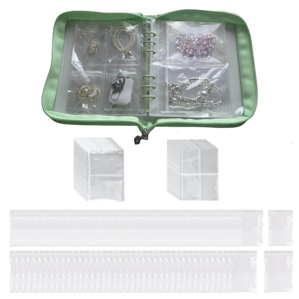 Ciwanning Transparent Jewelry Holder Ticket Storage Book for Women with ...