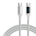 Ciwanning Type C to Type C Fast Charging Cable 60W Digital Meter for ...
