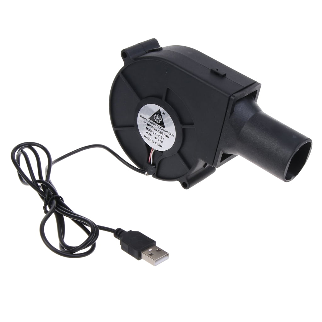 Ciwanning USB BBQ Air Blower Portable BBQ Fan Air Blower Barbecue Fan ...