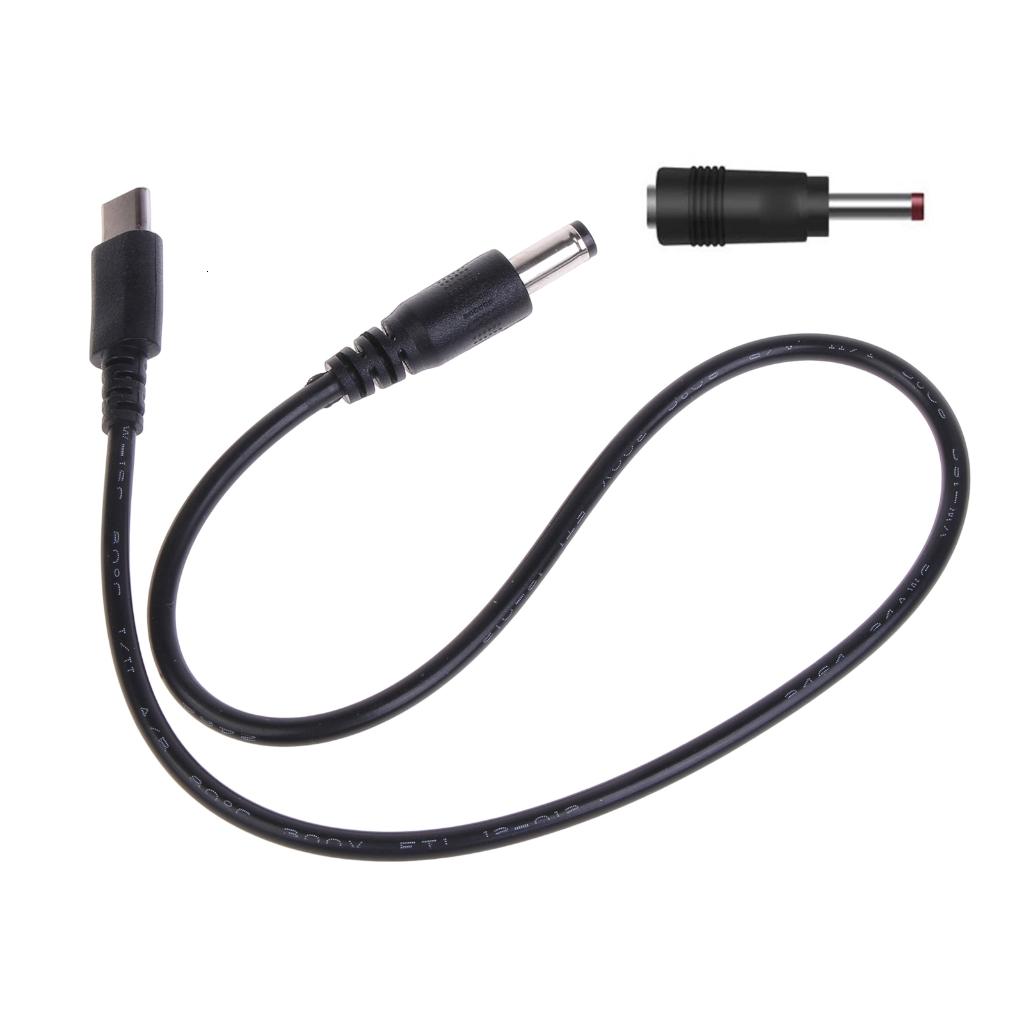 Ciwanning USB C to 5.5x2.1mm 3.5x1.35mm Power Delivery Cable for LCD ...