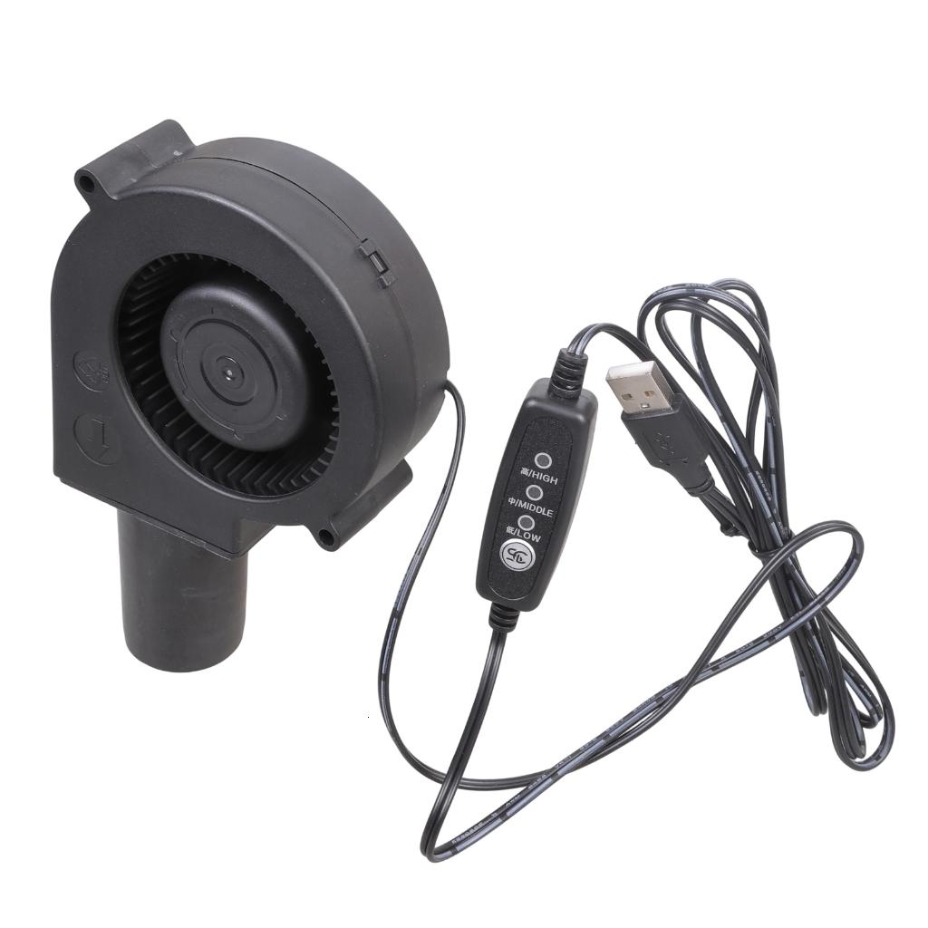 Ciwanning USB Powered High Speed 3800RPM Blower Fan For Grill Stove ...