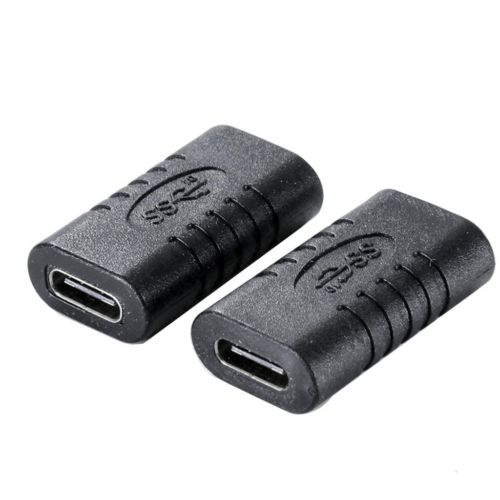 Ciwanning USB Type C Adapter Female to Female Converter Charge Data ...
