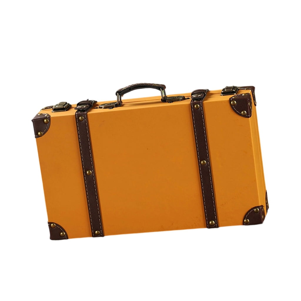 Ciwanning Vintage Storage Box With Reinforced Wooden Base And Sturdy ...
