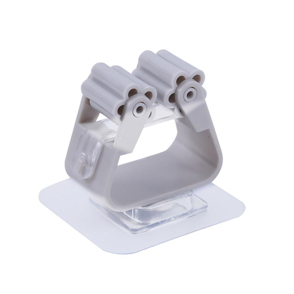 Ciwanning Wall Mounted Mop Clip Brushbroom Holder Organizer Rack ...