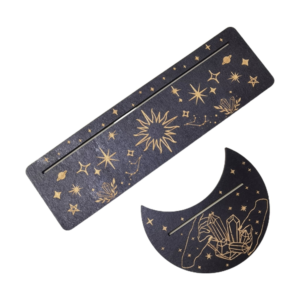Ciwanning Wooden Tarot Card Display Stand Base Moon Phases Tarot Cards ...