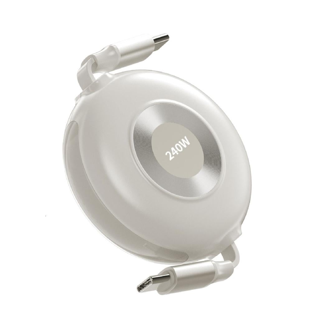 Ciwanning able 240W Fast Charging USB C to C Cable Retractable Type C ...