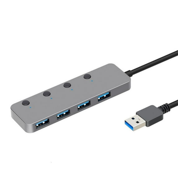 Ciwanning able USB 3.0 4 Hub with Individual Switches for Easy ...
