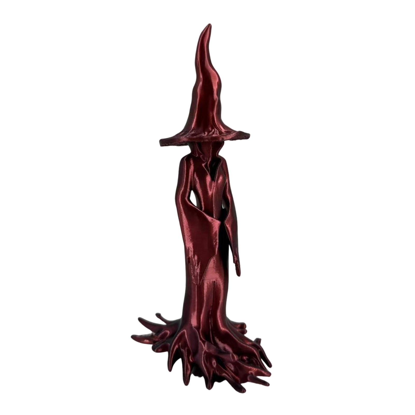 Cixusio Halloween Witch Figurine Halloween Enchanting Witch Statue 3d ...