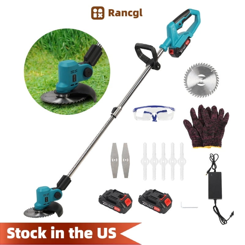 Cixusio Weed Wacker and String Trimmer Electric Weed Mower Cordless ...