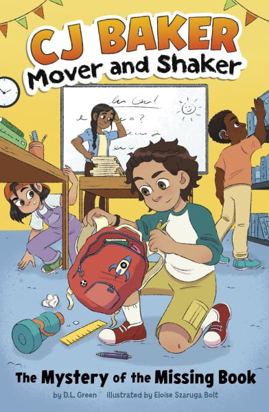 Pre-Owned Cj Baker, Mover and Shaker The Mystery of the Missing Book, (Hardcover) - Walmart.com