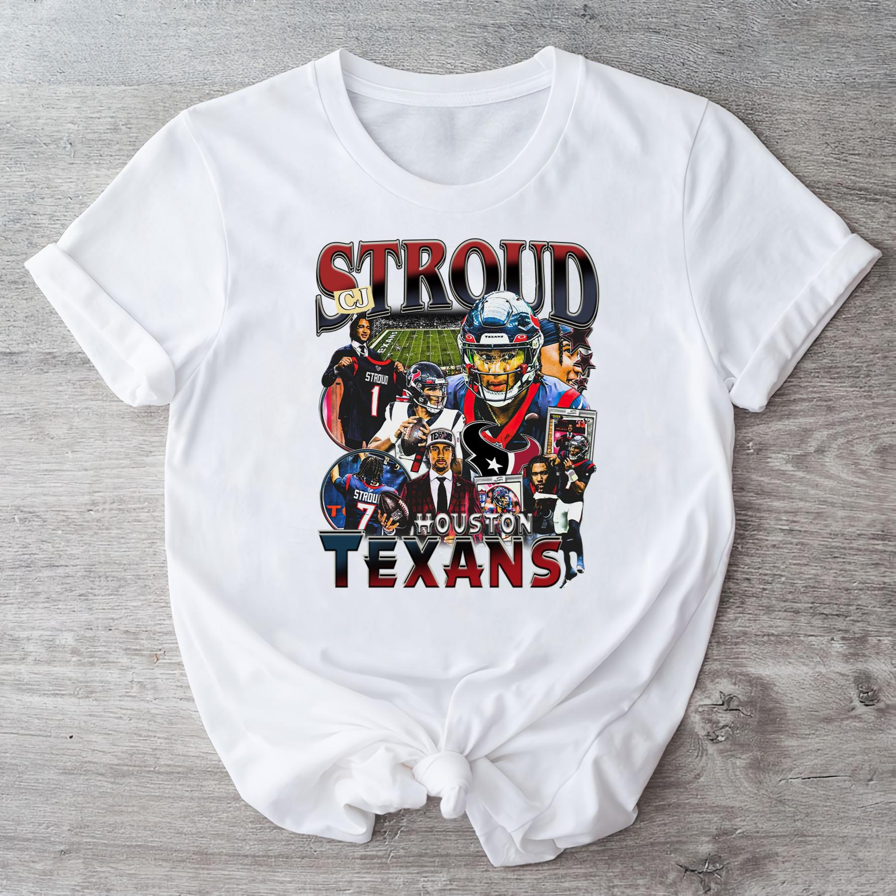 Cj Stroud Vintage 90s Graphic Style T-Shirt, Cj Stroud Shirt, Vintage ...