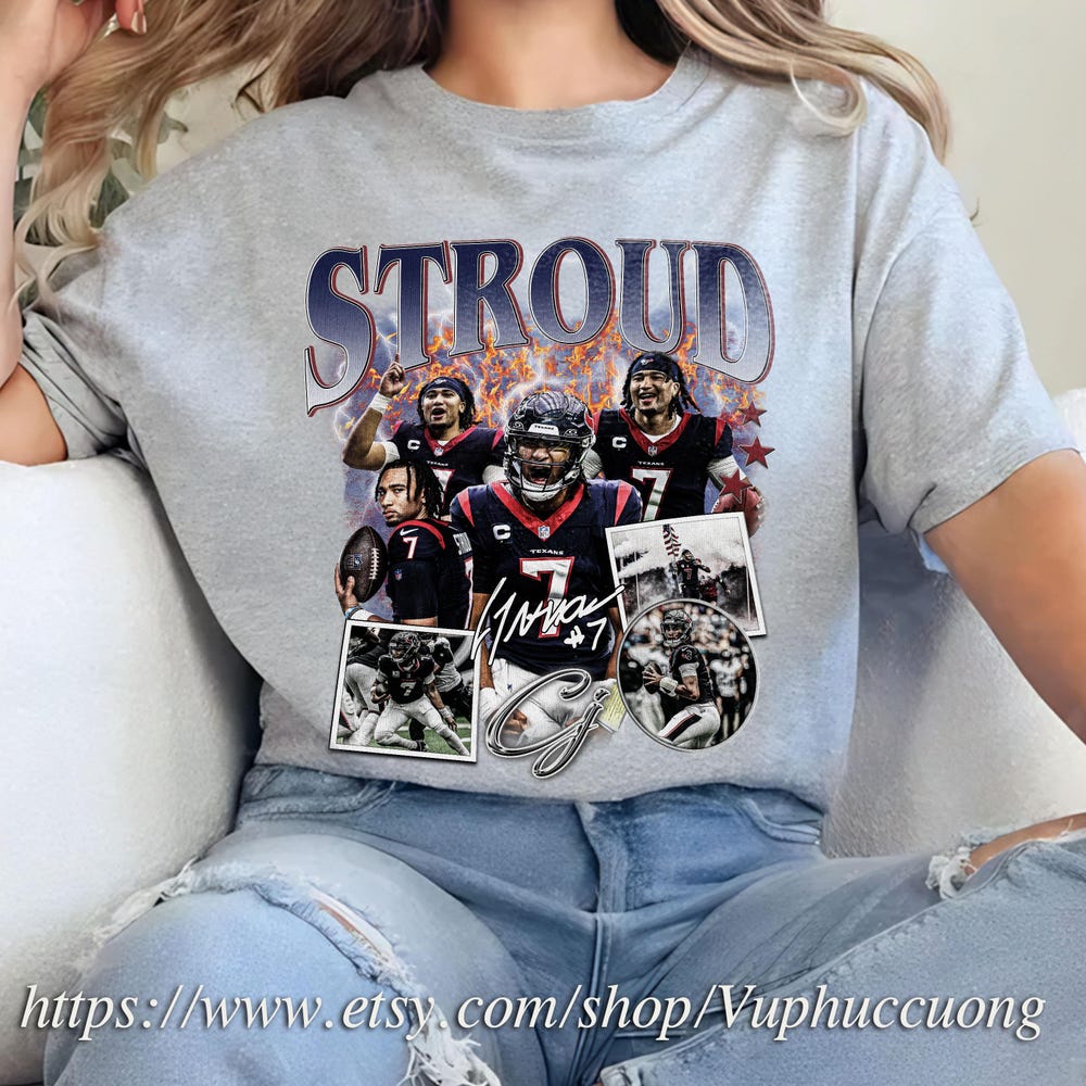 Cj Stroud Vintage 90s Graphic Style T-Shirt, Cj Stroud Shirt, Vintage Sport Tee, Unisex shirt ...