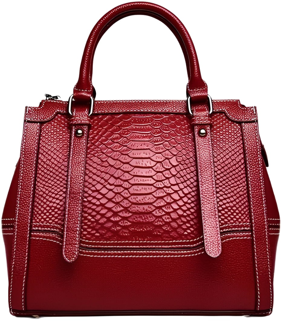 Cjshoppe Women Handbag Real Genuine Pure Leather - Walmart.com