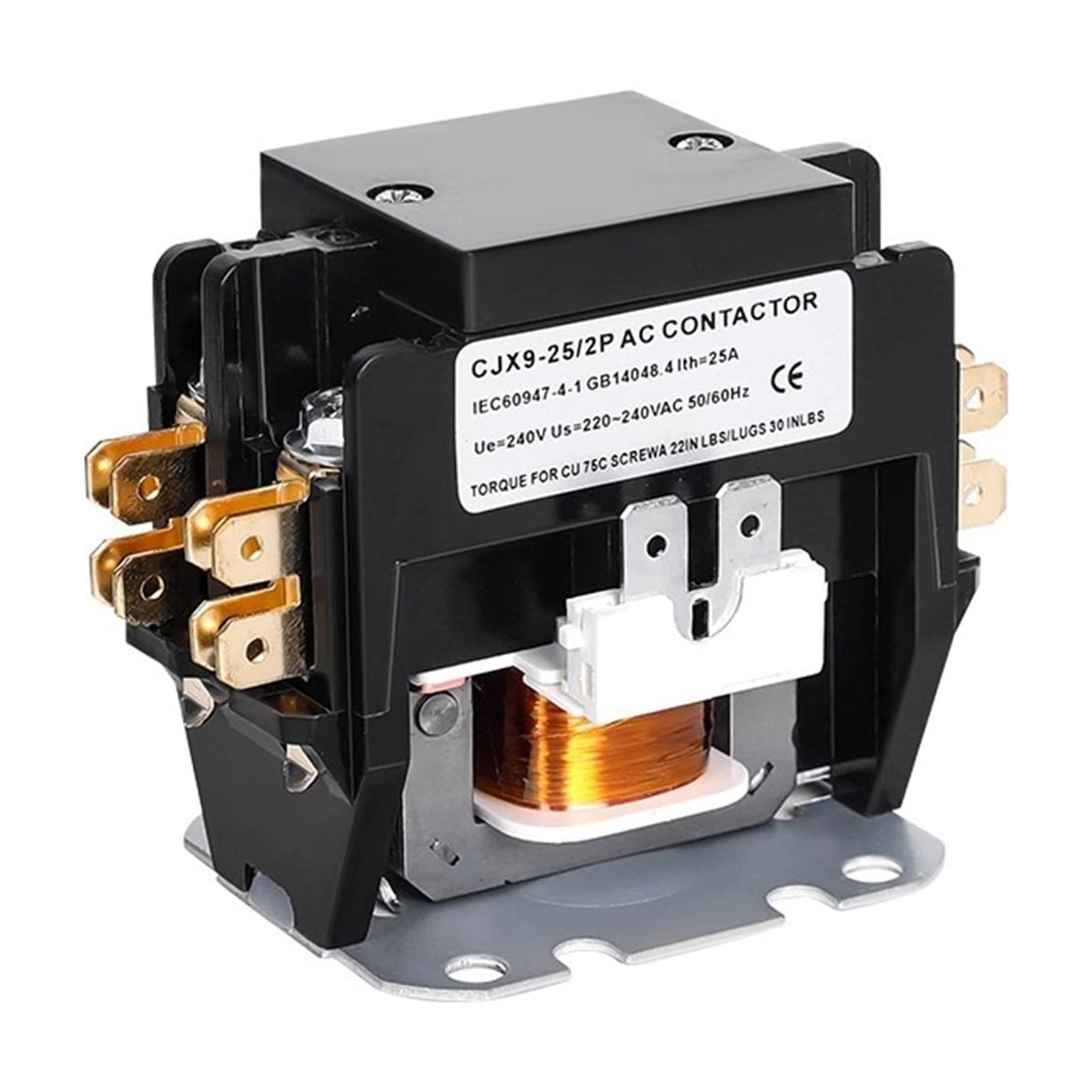 Cjx9b-25s/d Air Conditioner Unipolar Bipolar AC Contactor Central Air ...