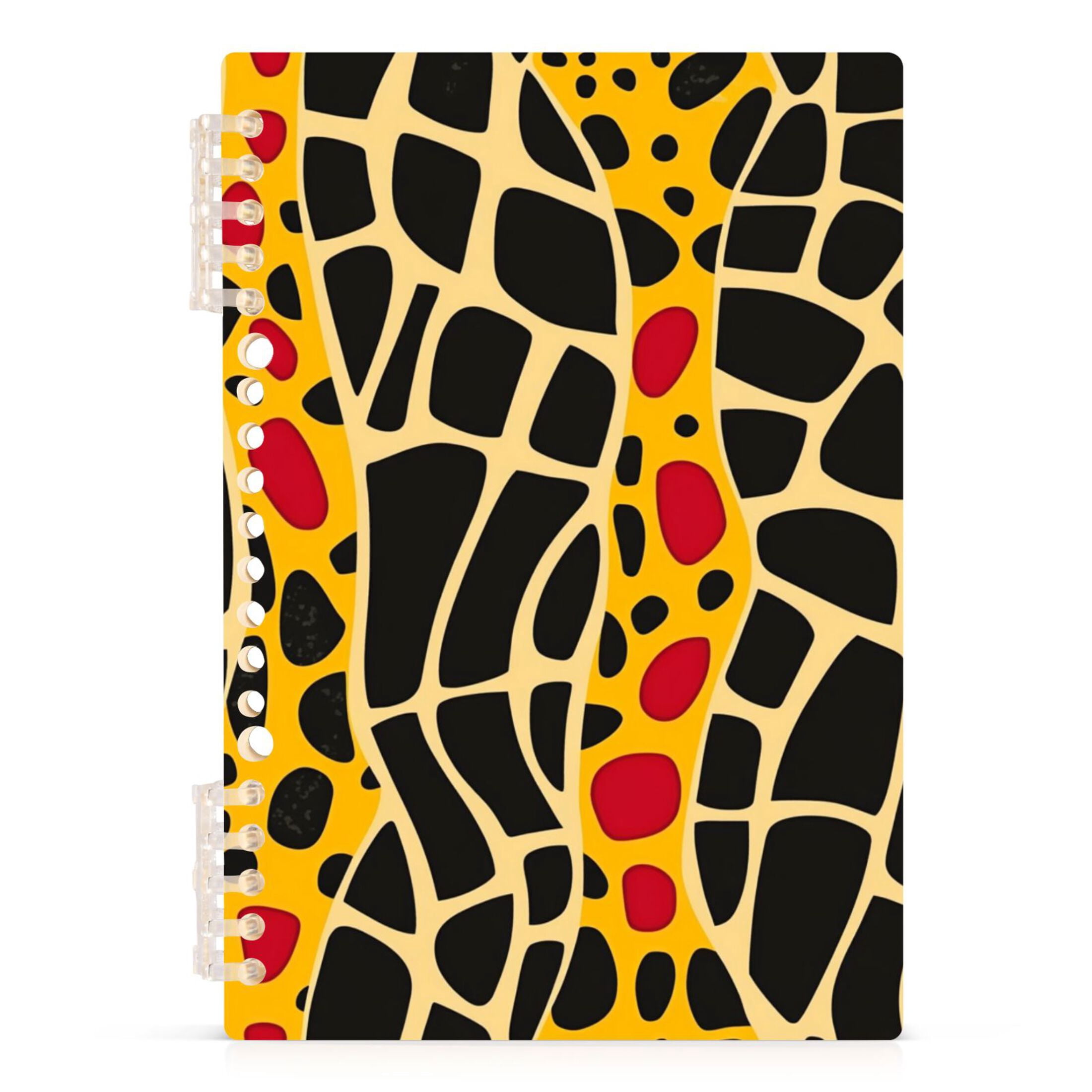 Ckdifva Abstract Shapes A5 Ring Binder Notebook Journey Note Diary ...