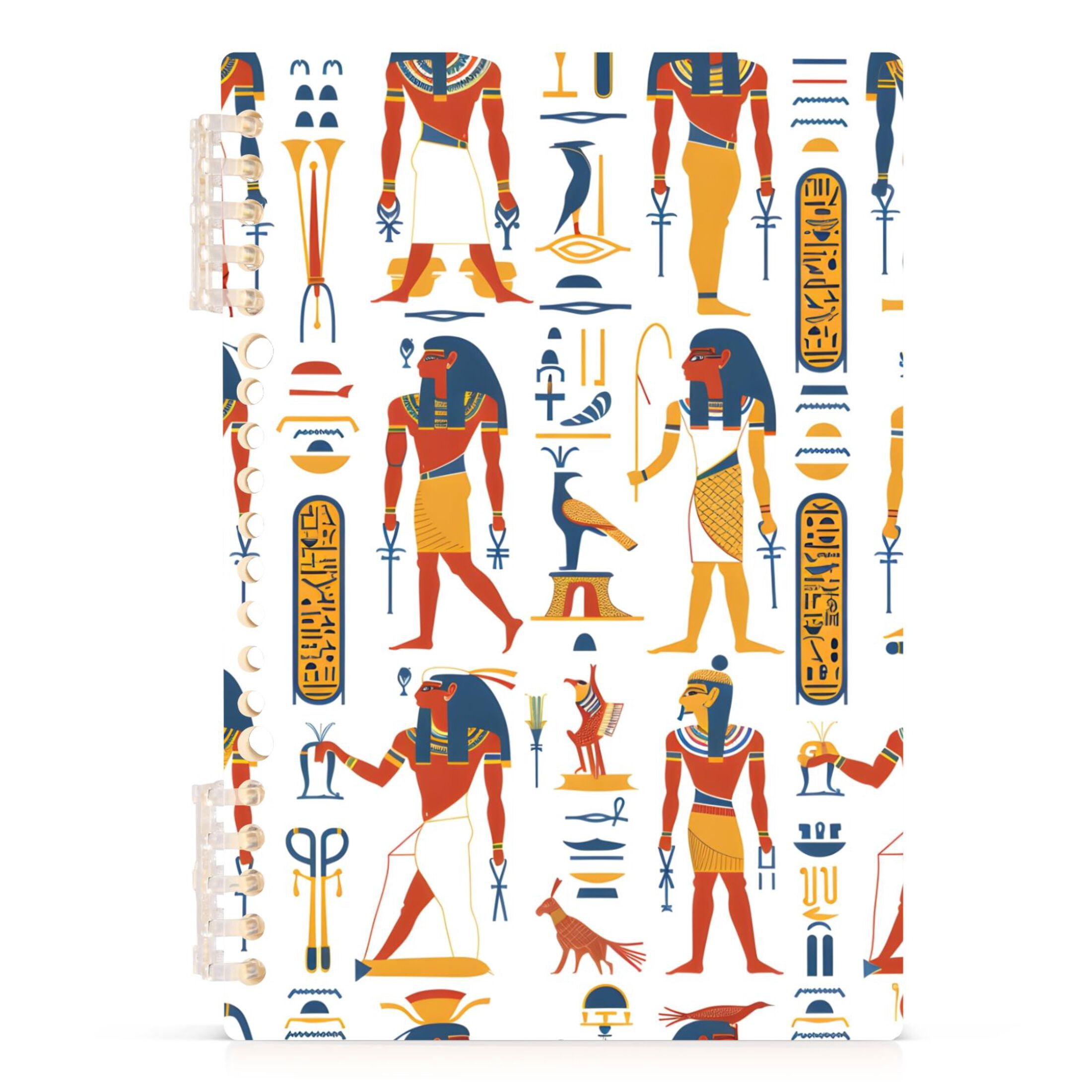 Ckdifva Ancient Egyptian A5 Ring Binder Notebook Journey Note Diary ...