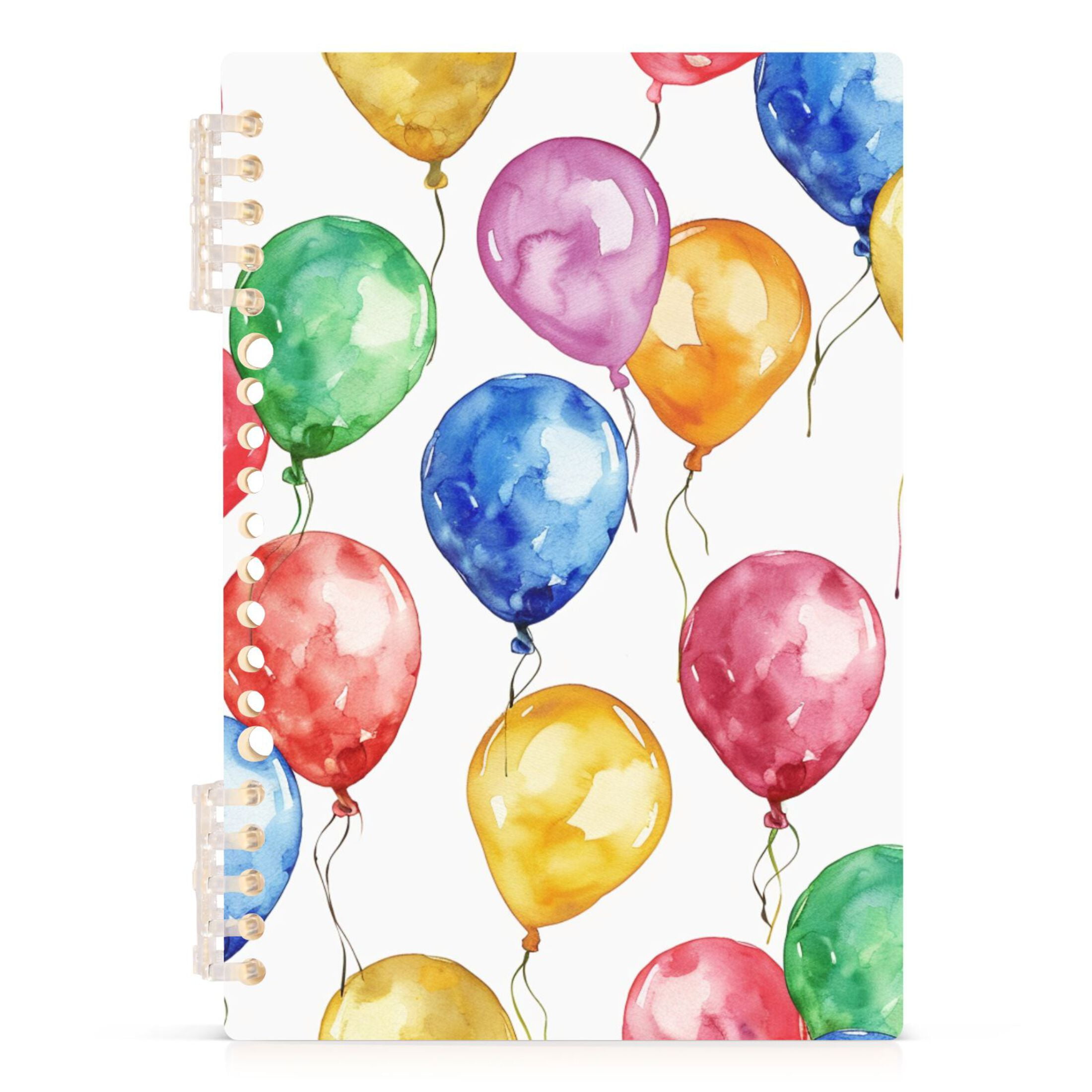 Ckdifva Balloons A5 Ring Binder Notebook Journey Note Diary College ...