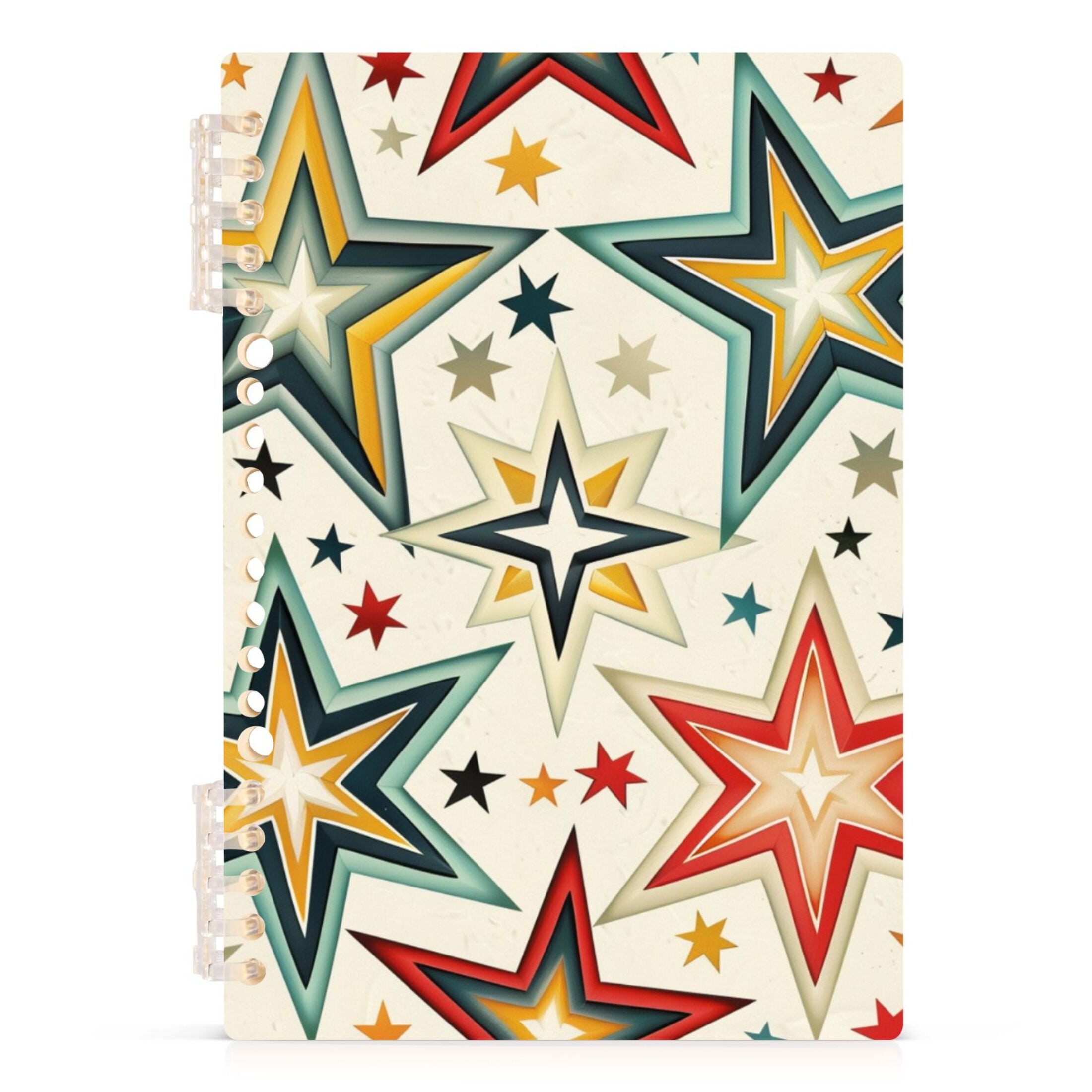 Complex Stars Ring Binder Notebook Journey Note Diary College Ruled ...