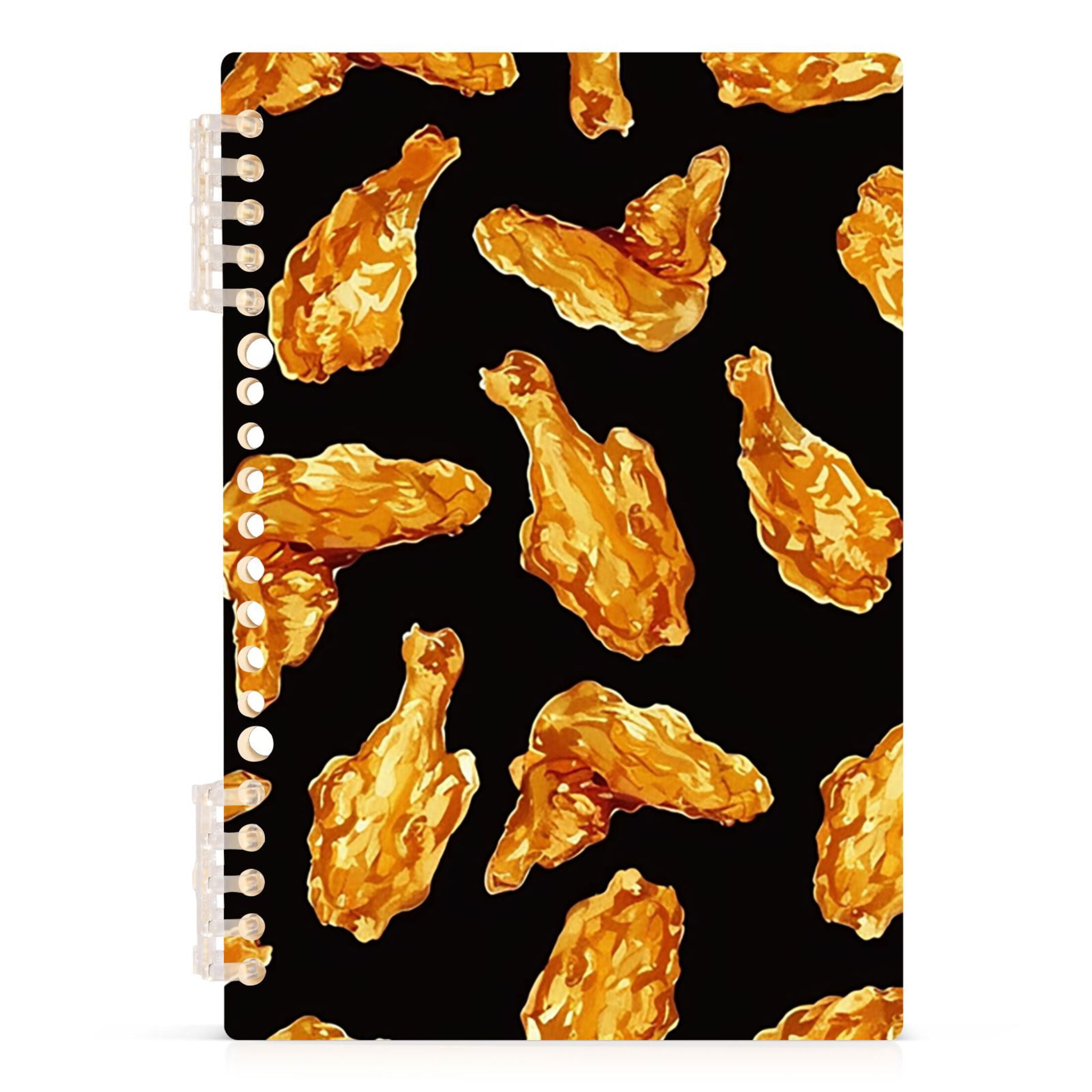 Ckdifva Fried Chicken Wings A5 Ring Binder Notebook Journey Note Diary ...
