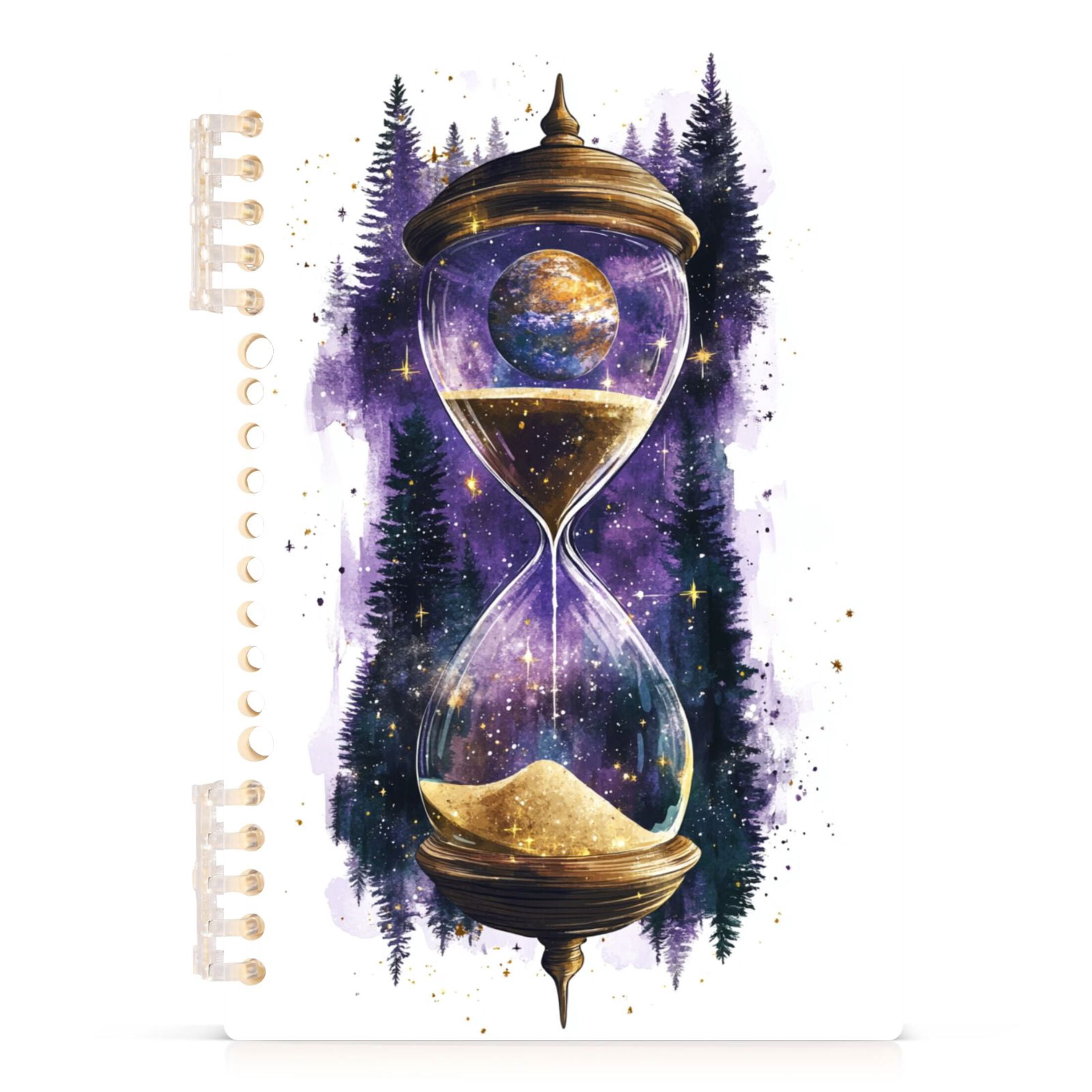 Ckdifva Hourglass and Forest A5 Ring Binder Notebook Journey Note Diary ...
