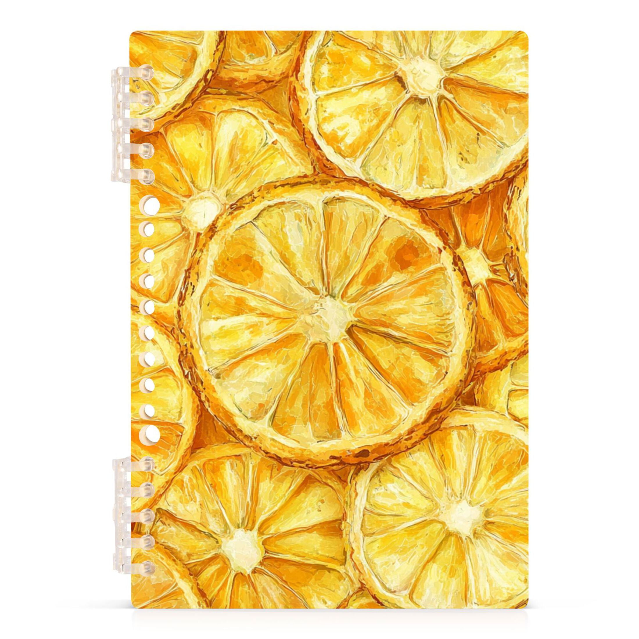 Ckdifva Pineapples Slices A5 Ring Binder Notebook Journey Note Diary ...