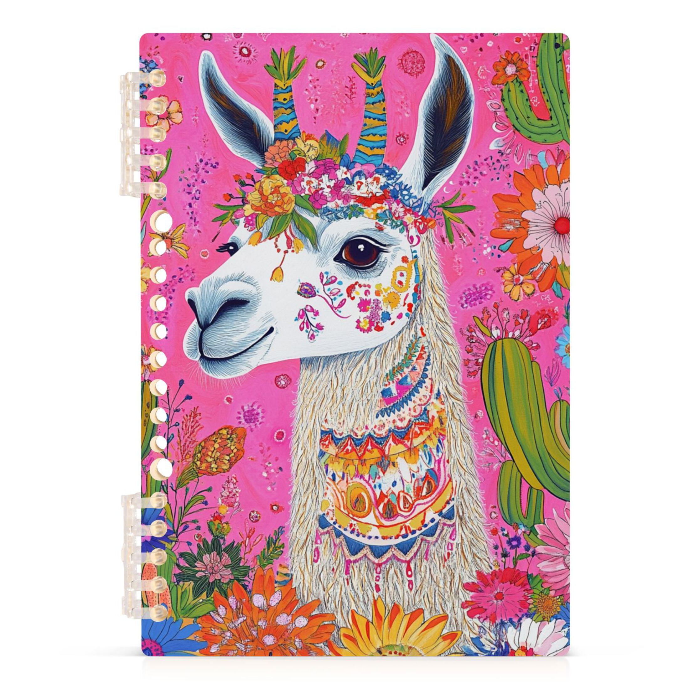Ckdifva Sheep Face A5 Ring Binder Notebook Journey Note Diary College ...