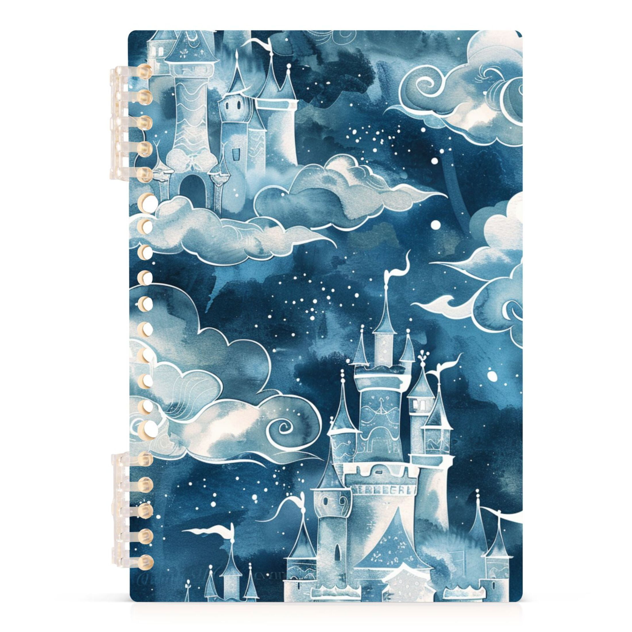 Ckdifva Tale Castle A5 Ring Binder Notebook Journey Note Diary College ...