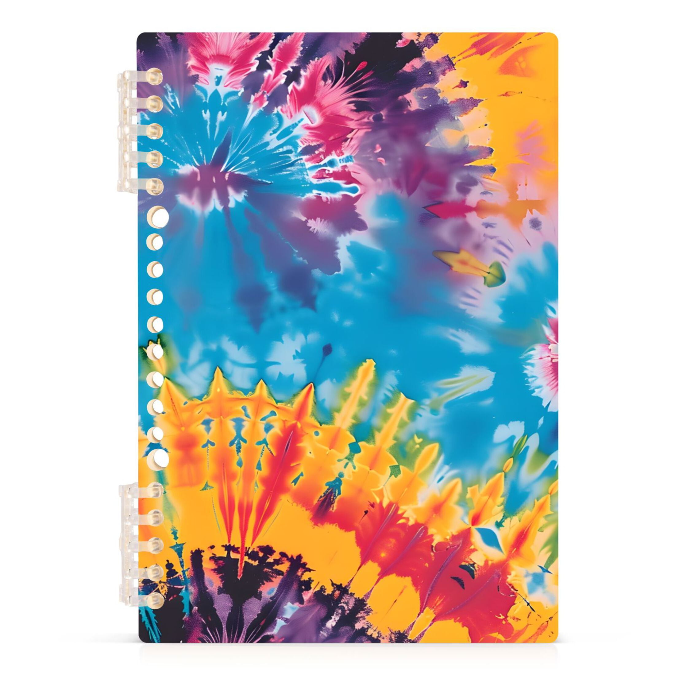 Ckdifva Tye Dye A5 Ring Binder Notebook Journey Note Diary College ...