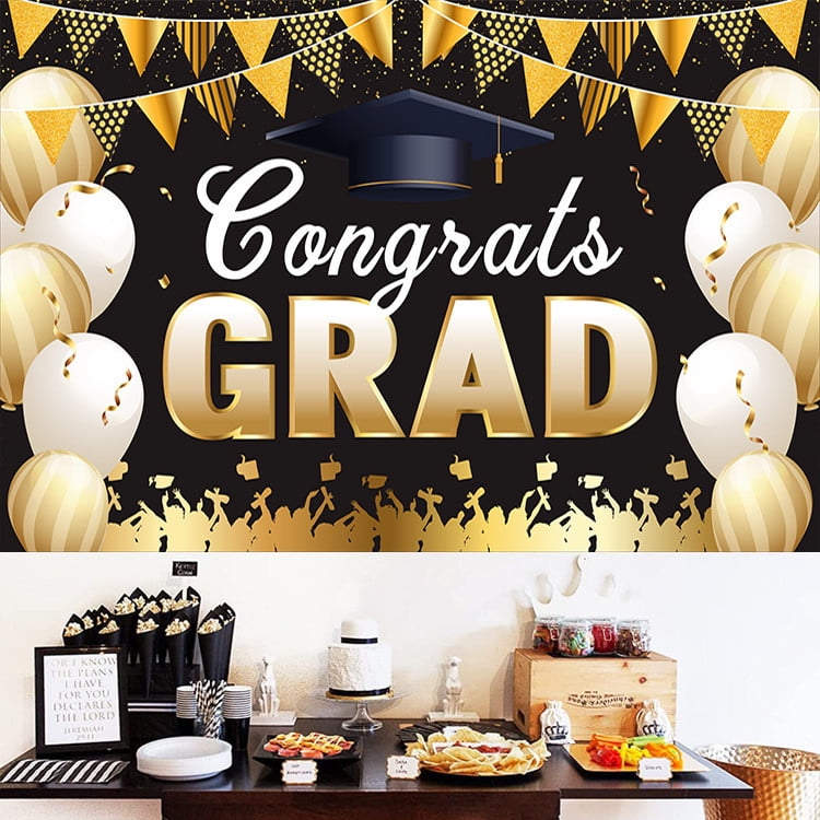 Ckraxd 2024 Graduation Essentials: Congratulations Banner, Decorations, and Photo Backgrounds ...