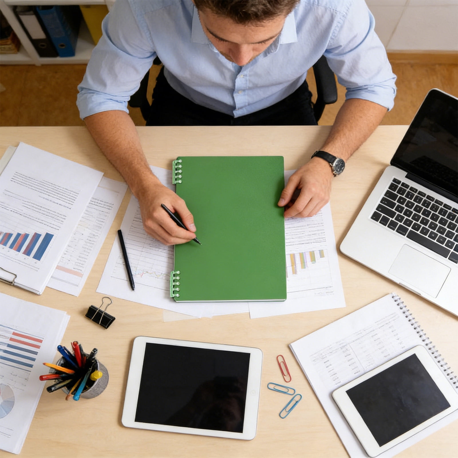 Ckraxd A4 Detachable Notebook, Loose-Leaf Notebook, Ring-Bound Journal ...