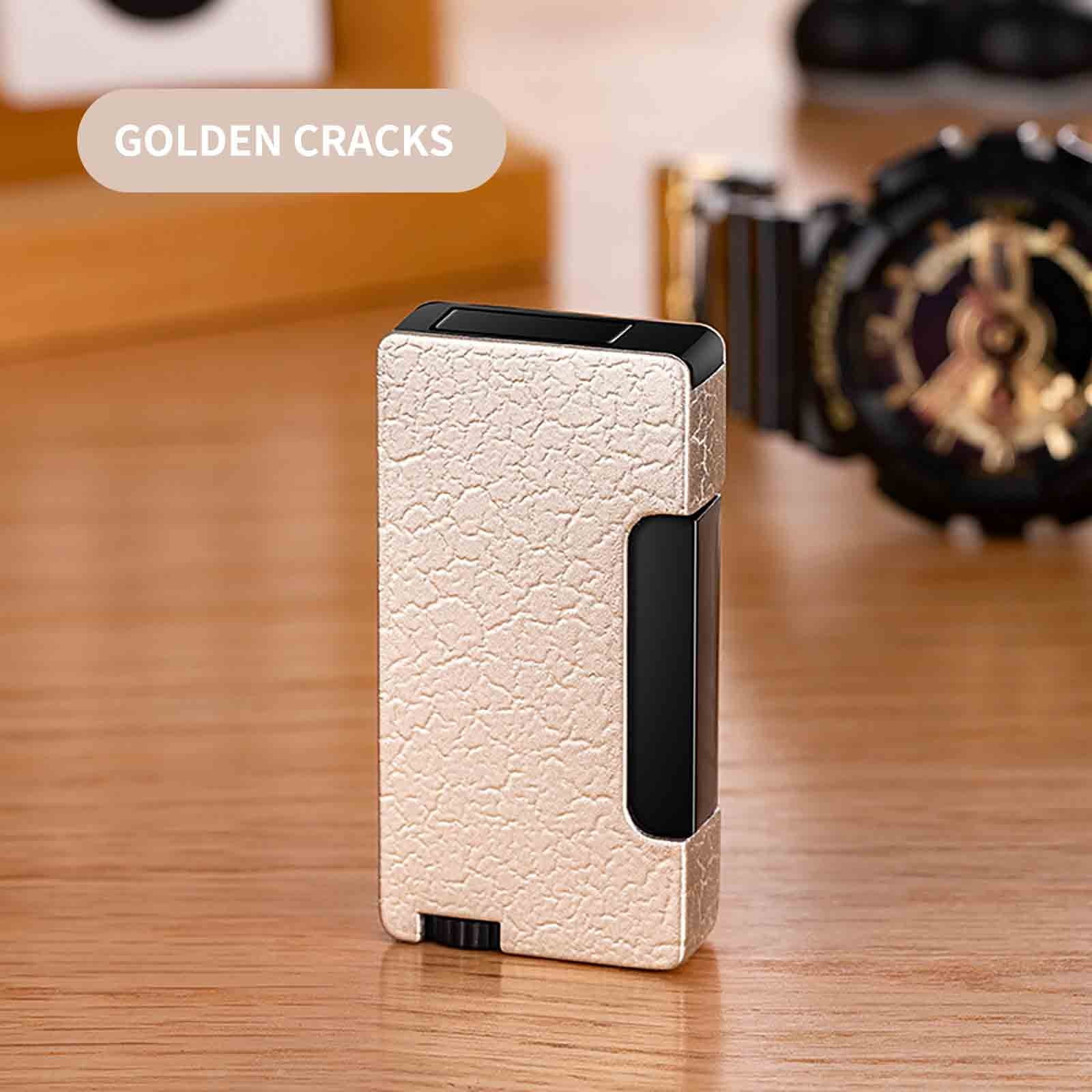 Ckraxd Adjustable Flame Refillable Butane Lighter - Windproof, Slim ...