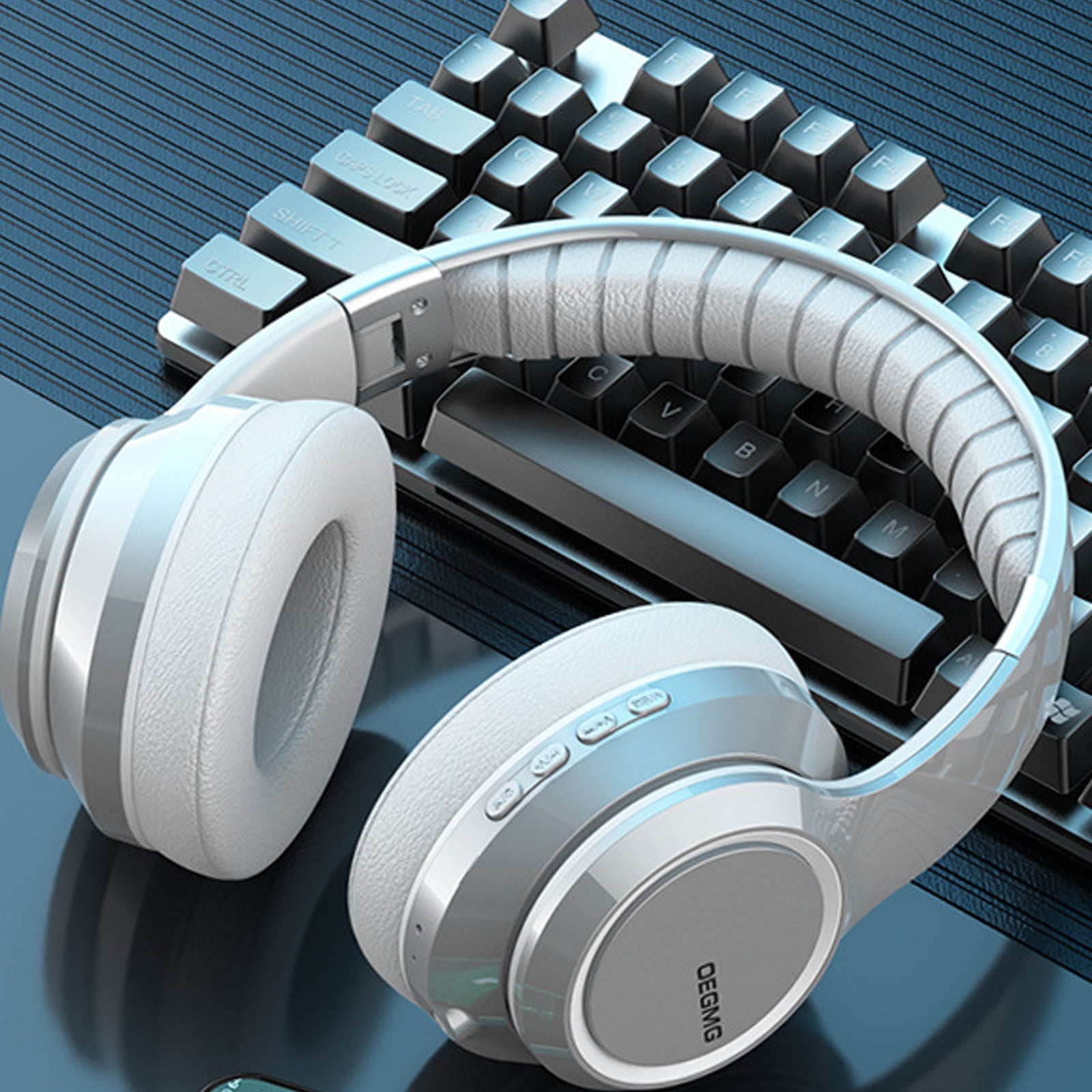 Ckraxd Bluetooth Headphones, Over-Ear Wireless Headphones, Stereo ...