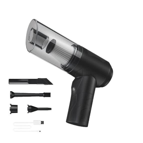 Ckraxd Car Vacuum Cleaner Wireless Handheld Super Suction Blow & Vac ...