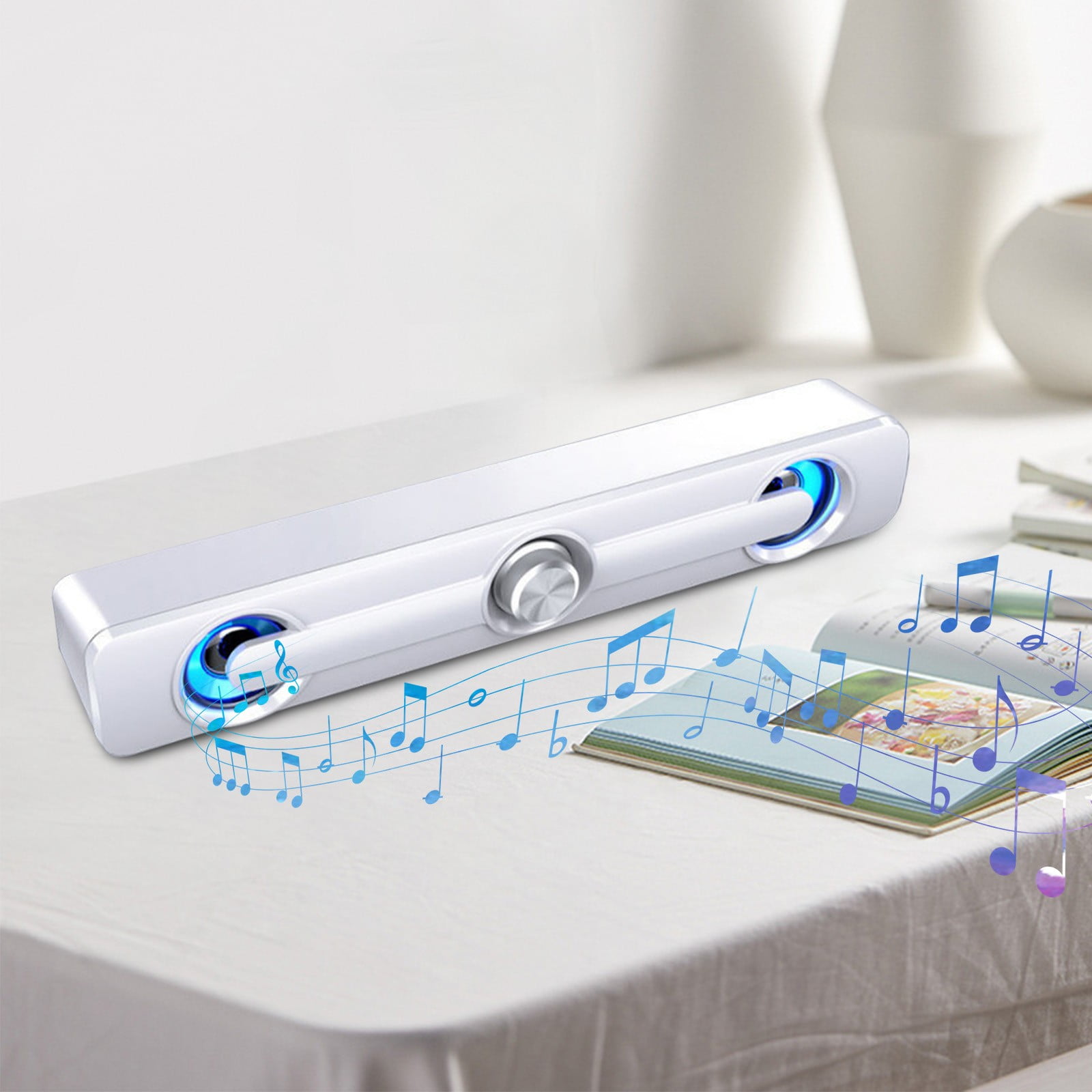 Ckraxd Computer Audio Speaker Desktop Home Small Speaker Heavy ...