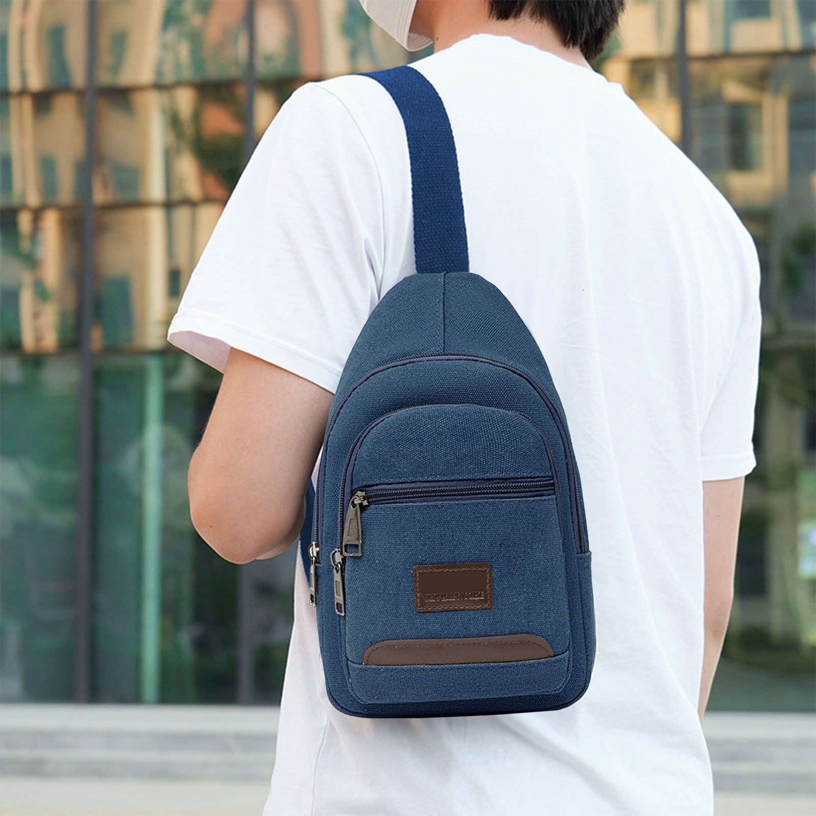 Ckraxd Crossbody Running Pack, Adjustable Workout Waist Pack ...