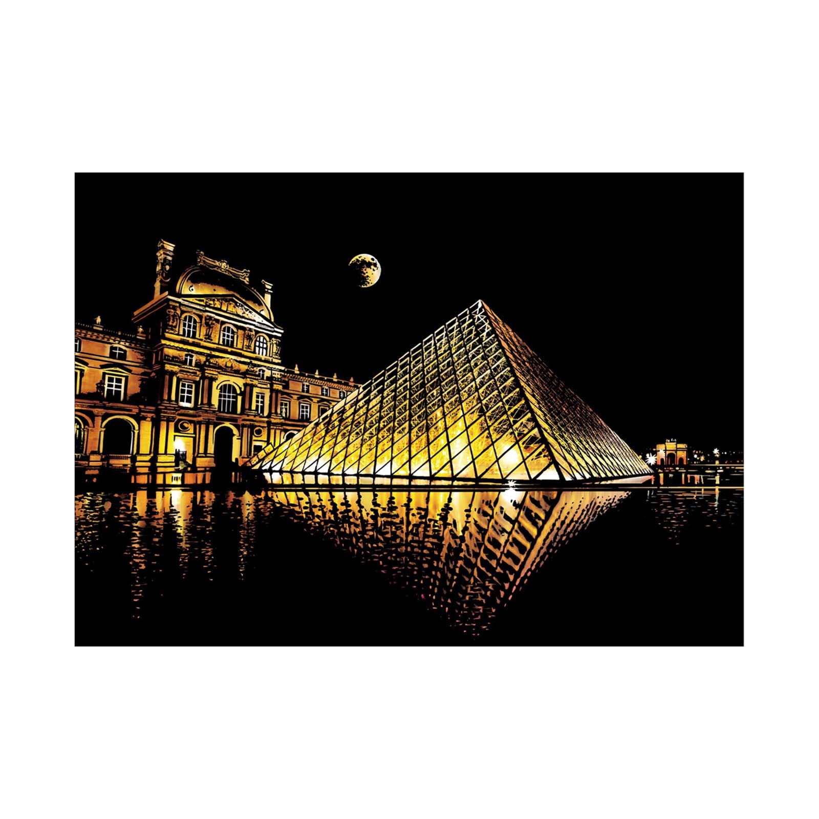 Ckraxd DIY Scratch Art Set for Creating Adult City Night Scenery ...