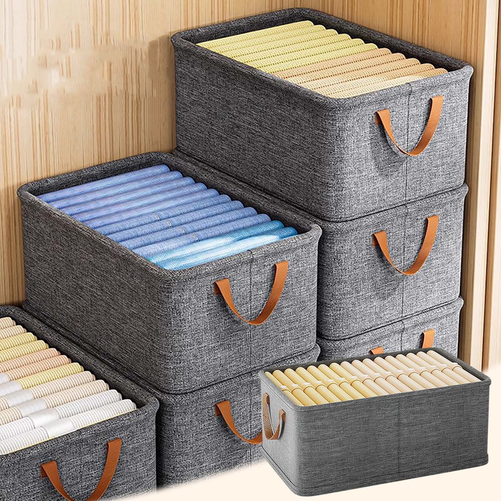 Ckraxd Drawer-Style Fabric Wardrobe Organizer - Spacious, Easy to Use ...