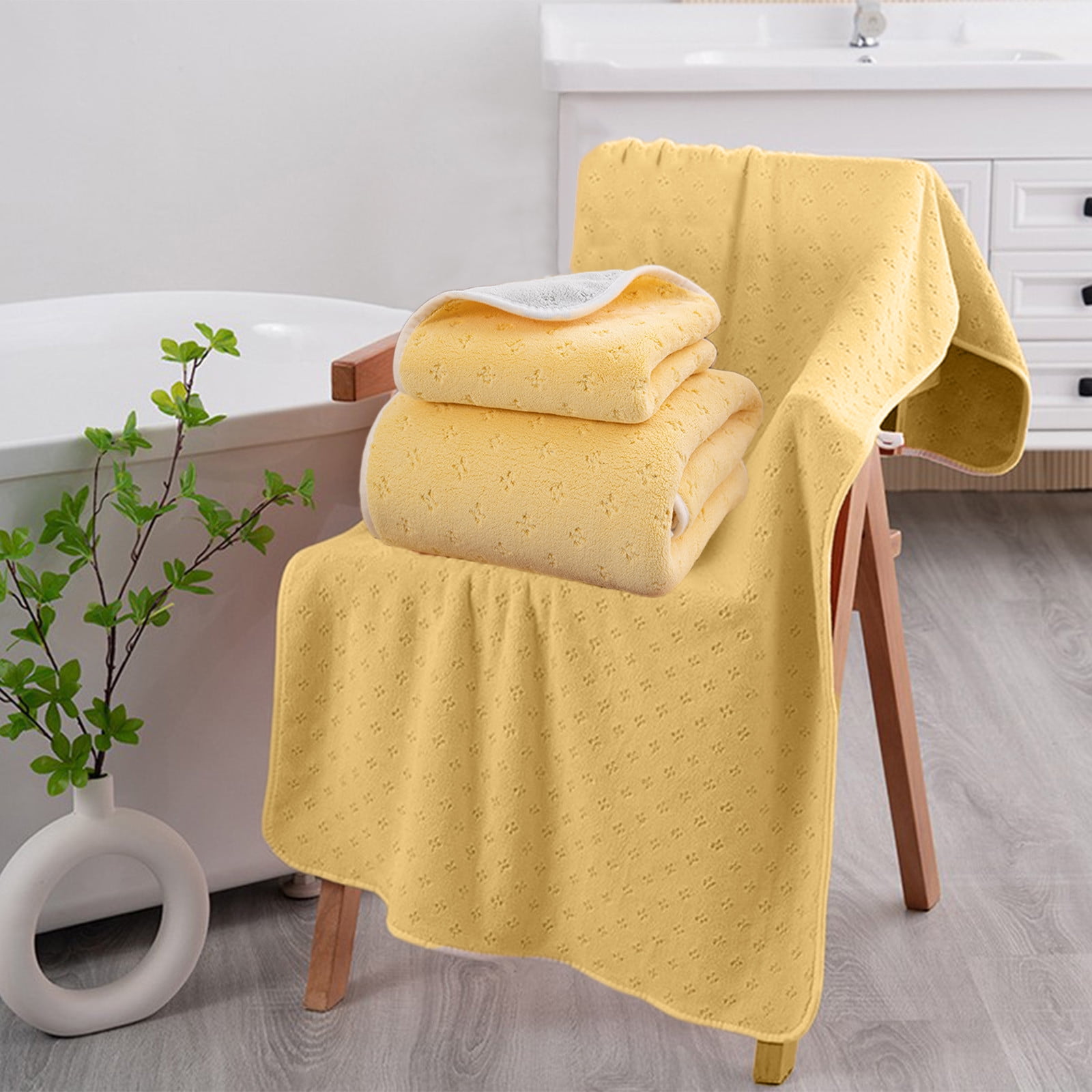 Ckraxd Extra Large Bath Towel Set of 2 - Oversized, Super Soft ...