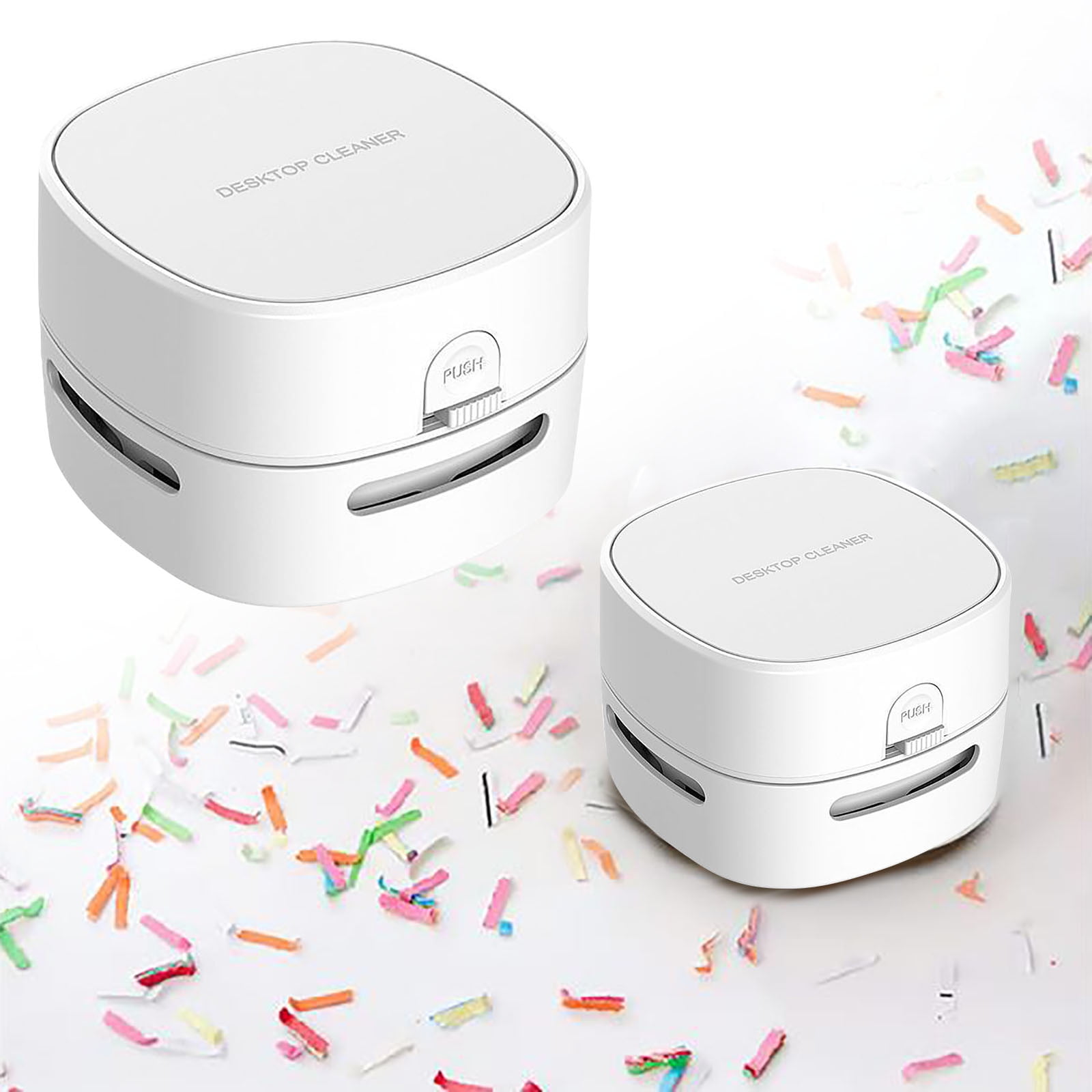 Ckraxd Handheld Mini Vacuum Cleaner Portable Desktop Dust Cleaner 360º ...