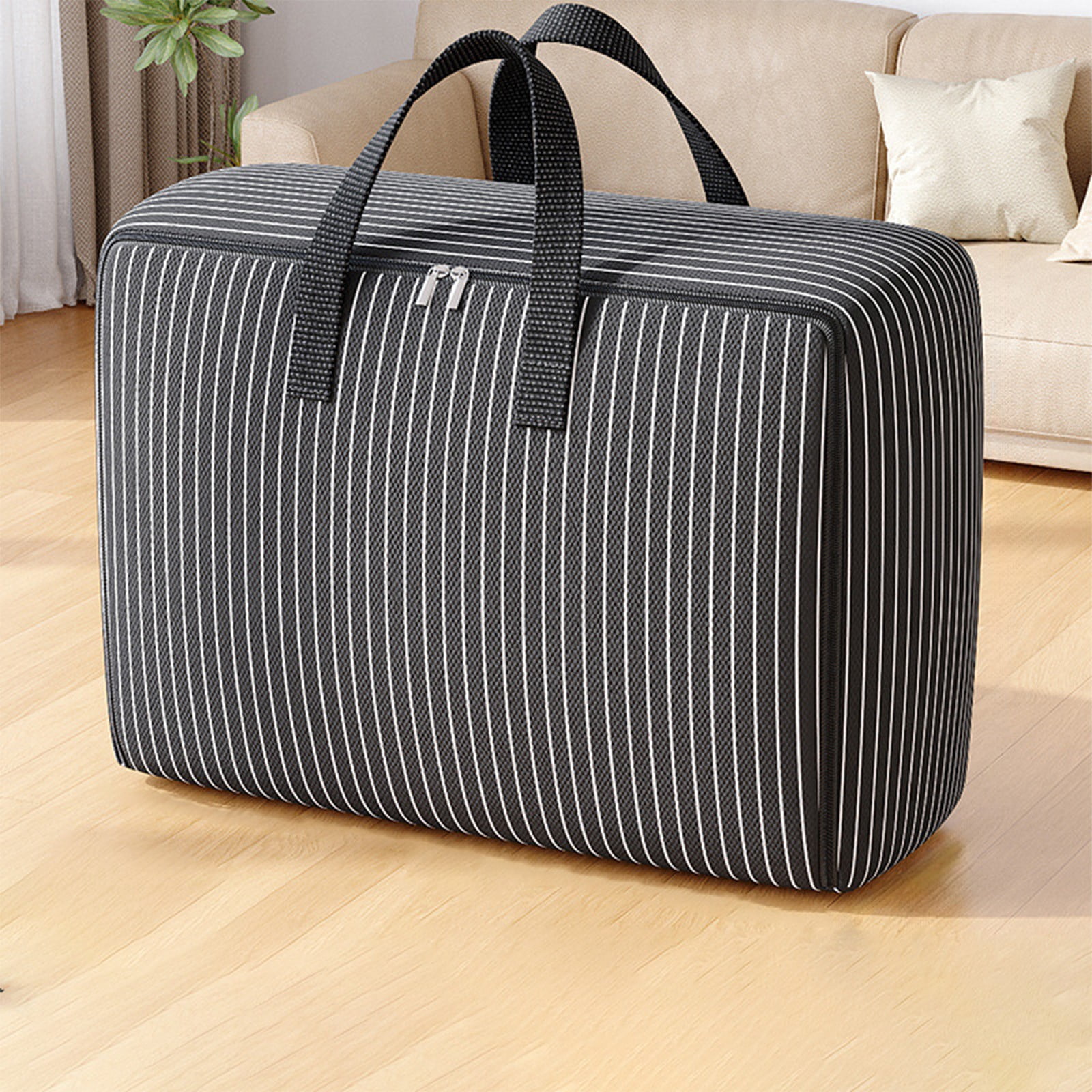Ckraxd Heavy Duty Storage Bags Extra Large Clothes Tote Bags with ...