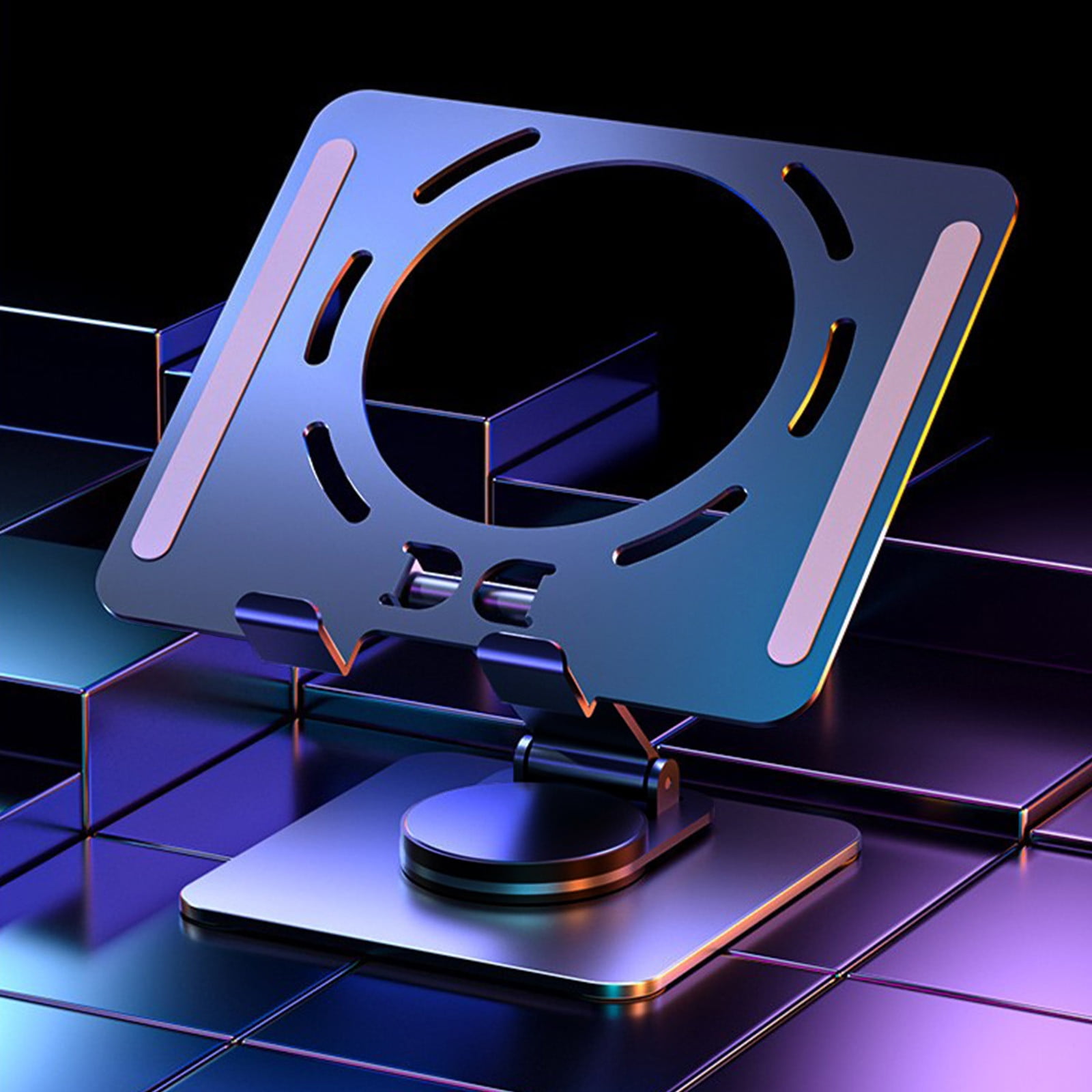 Ckraxd All Metal Tablet Stand with Hollow Back for Heat Dissipation ...