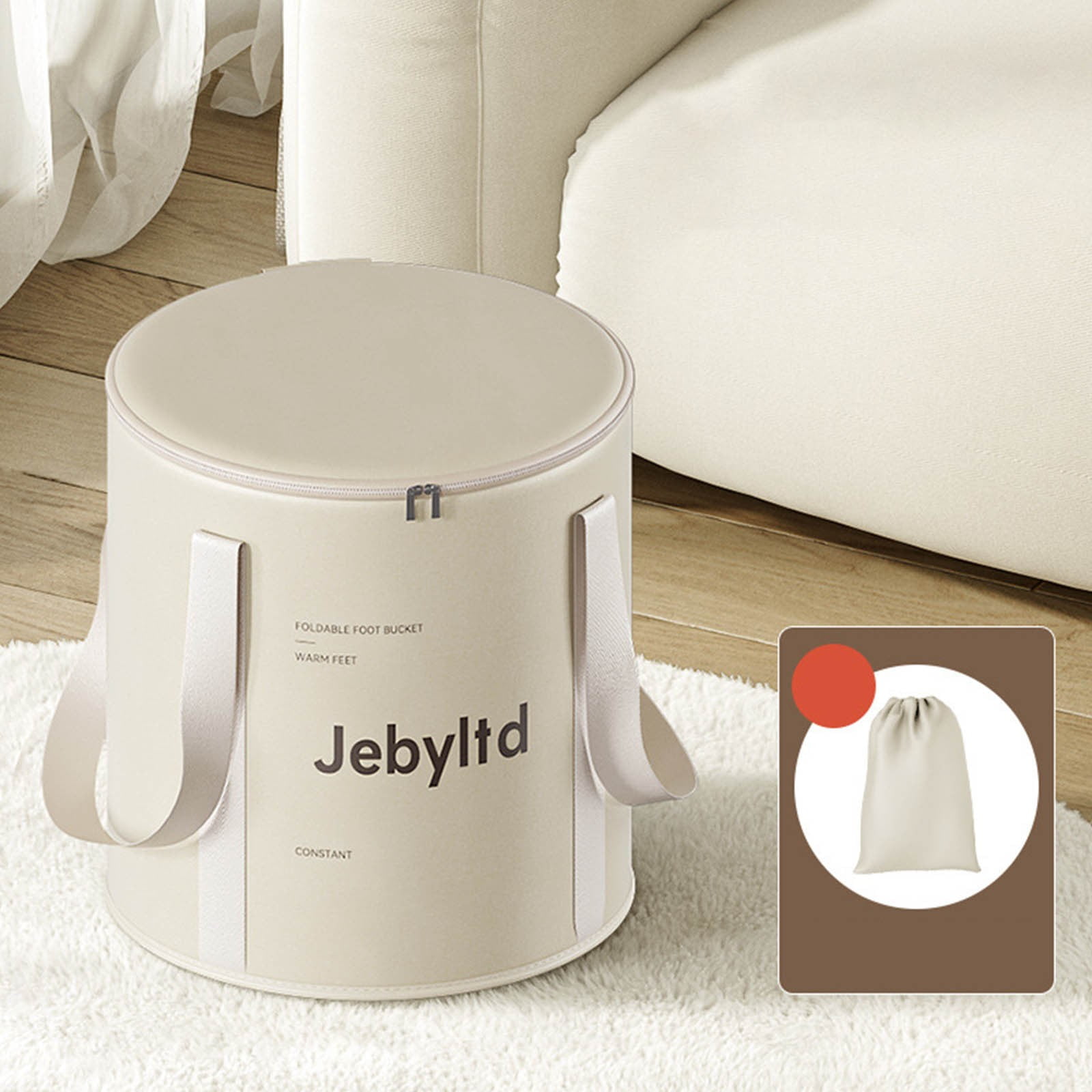 Ckraxd Portable Foldable Foot Bath Bucket, Multi-Purpose Soaking Bag ...