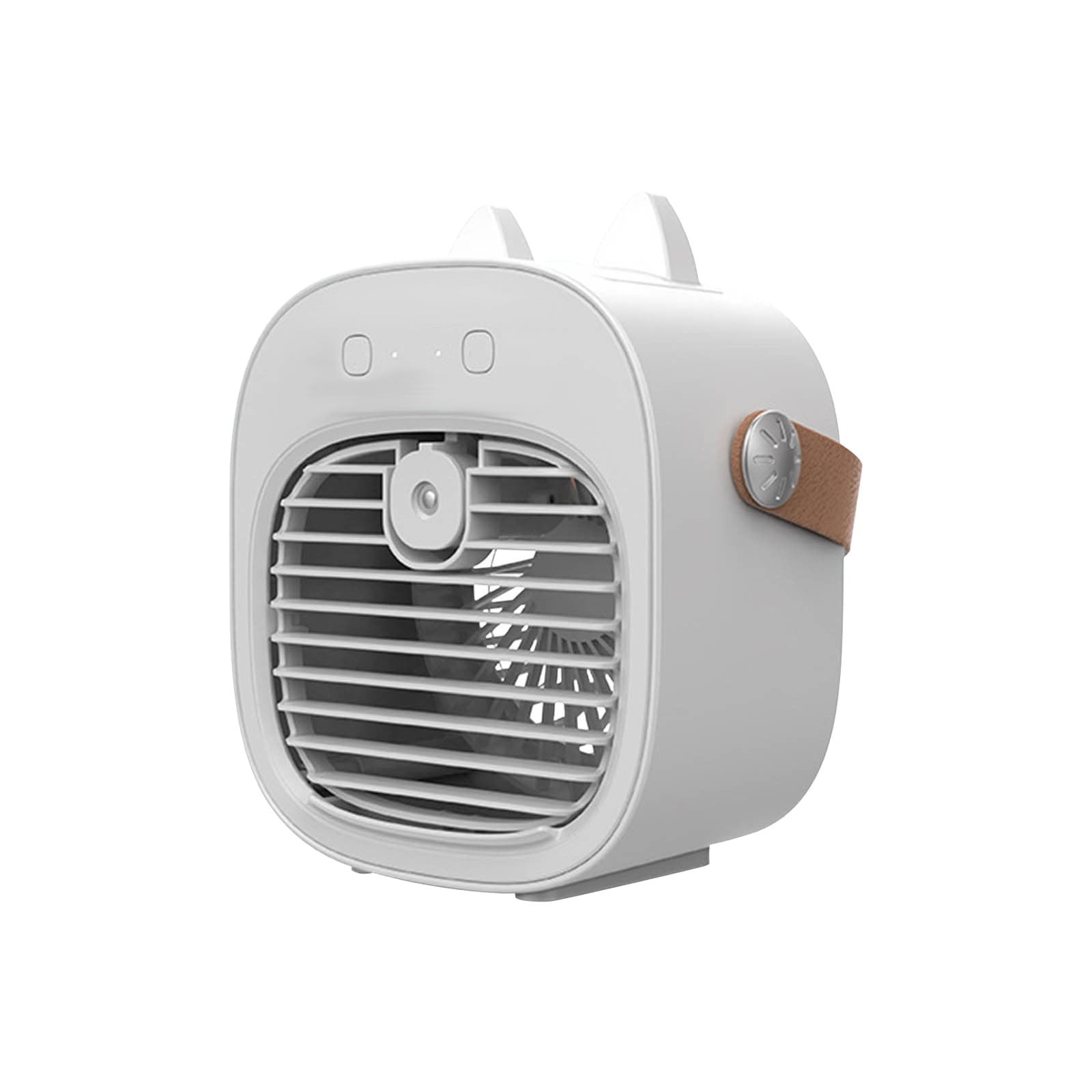 Ckraxd Portable USB Mist Fan Adjustable Speeds Rechargeable Battery ...