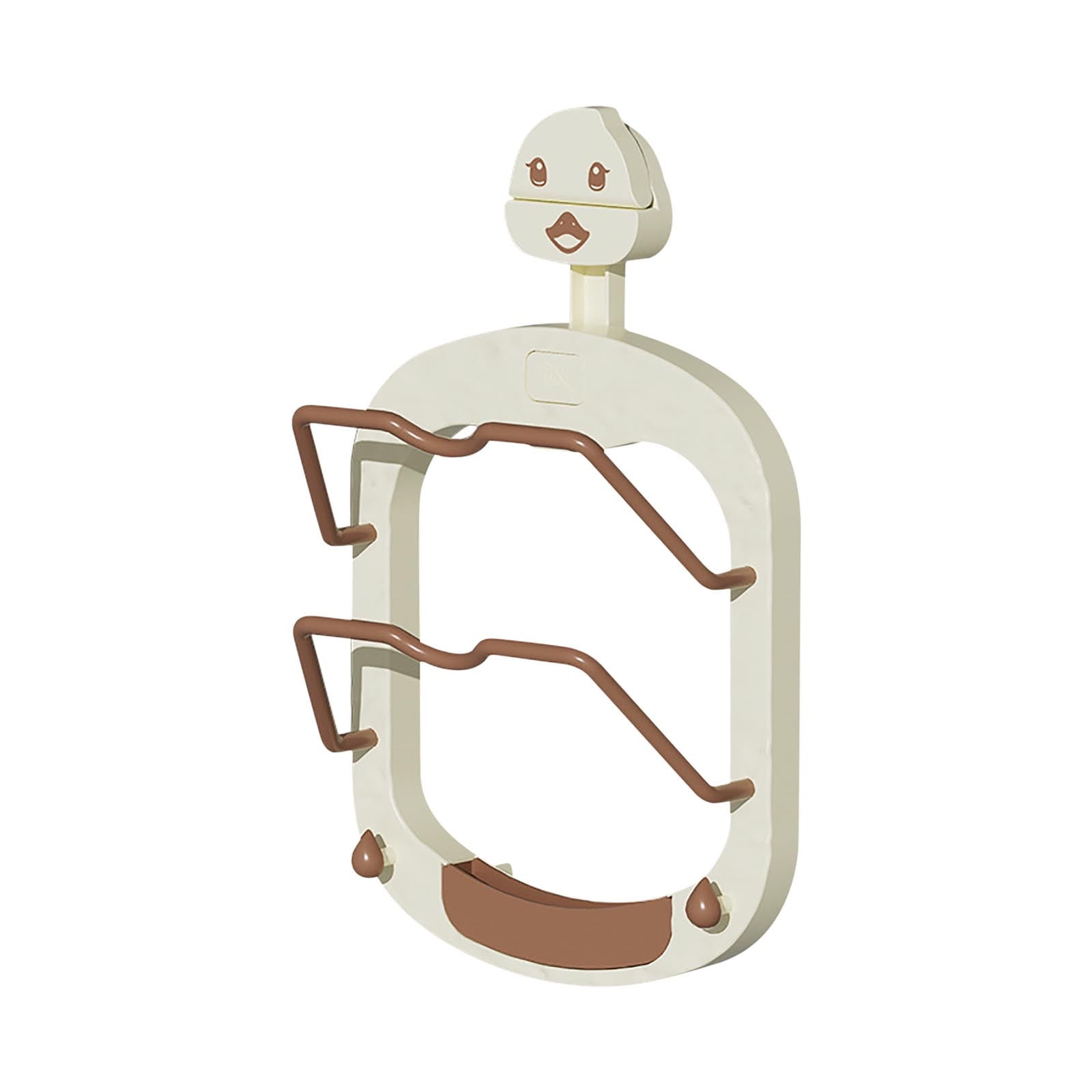 Ckraxd Suction Cup Pot Lid Holder Wall Mounted Kitchen Shelf - Non ...