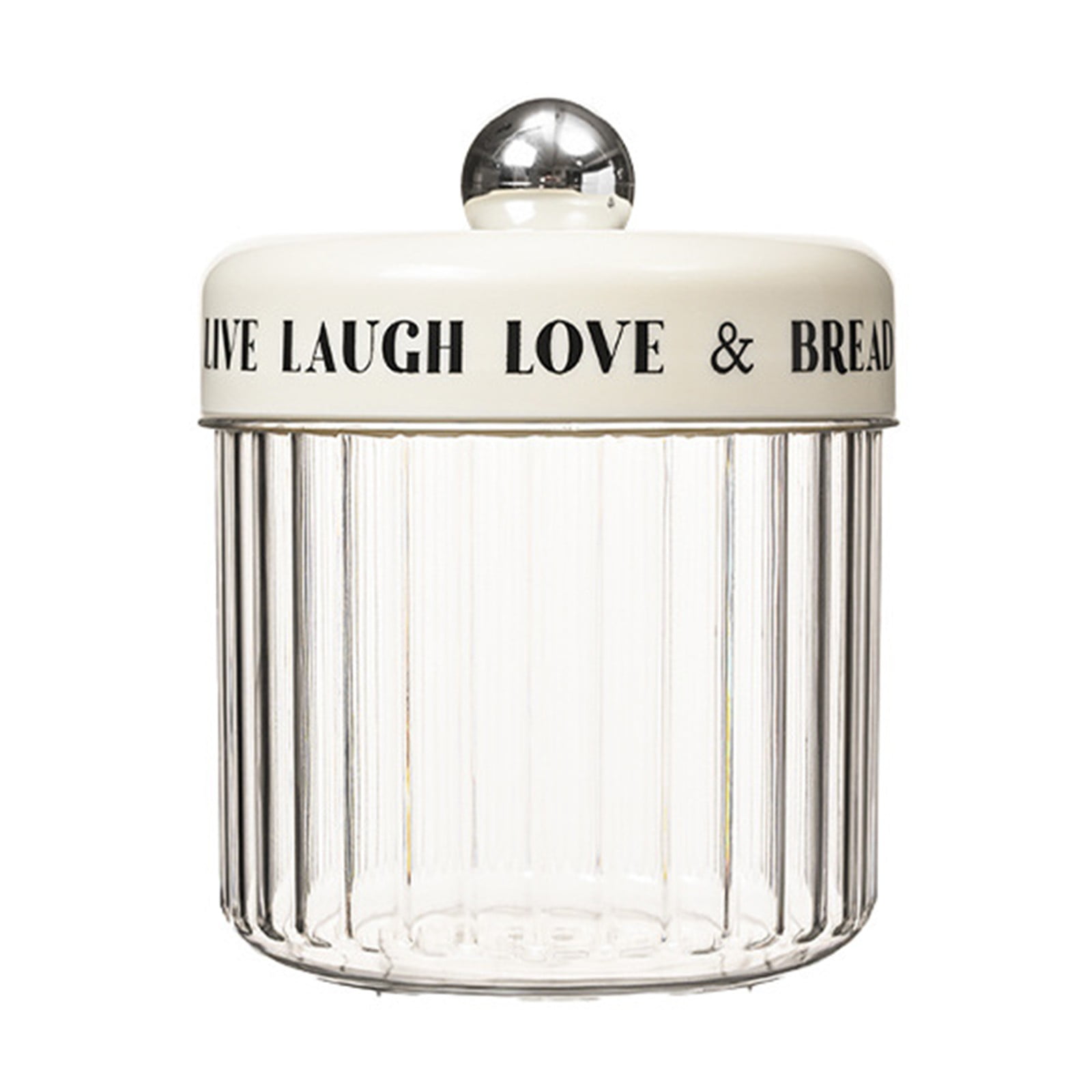 Ckraxd Transparent Sealed Jar for Grains, Tea & Snacks | Humidity-Proof ...