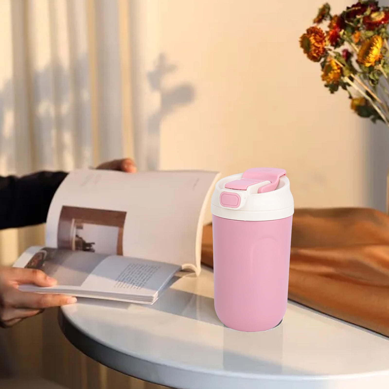 Ckraxd Travel Coffee Mug, Vacuum Insulated Coffee Travel Mug Spill ...